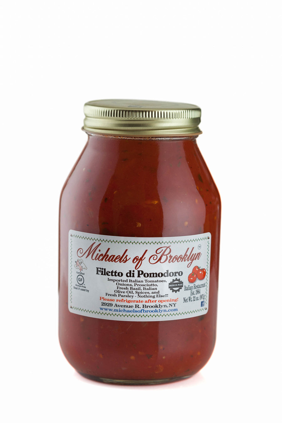 Michael's of Brooklyn Filetto di Pomodoro Pasta Sauce